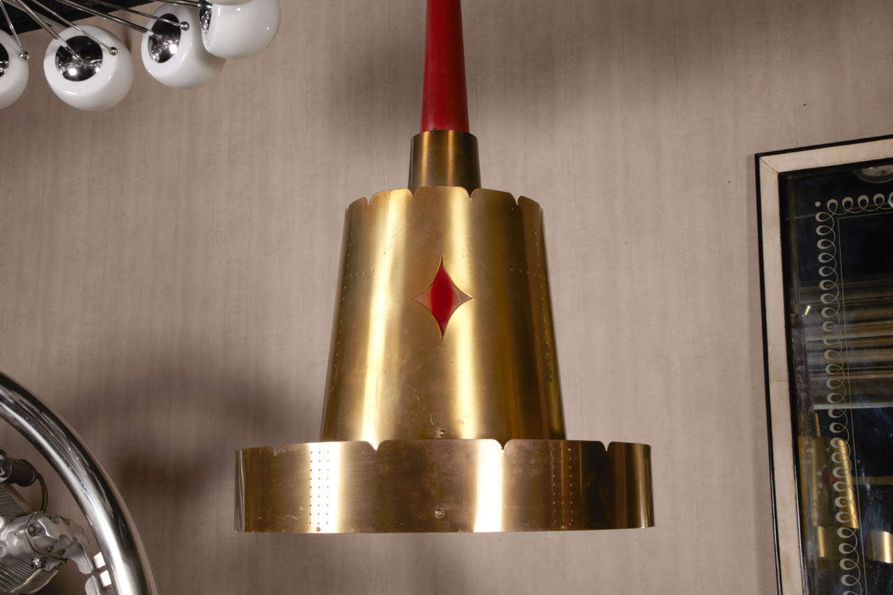 1950's Pair of Pendant Lights at 1stDibs