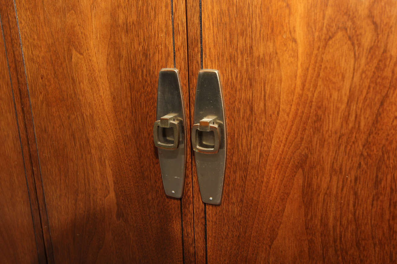 Hideaway Table - mid century cabinet that opens into table with 3 ...