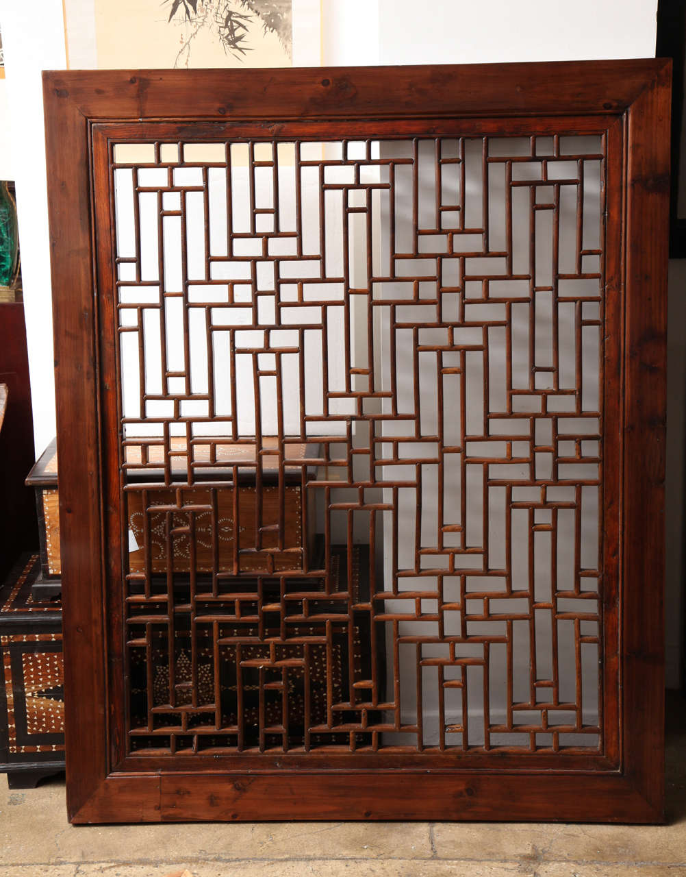 Chinese wood lattice panels - spataste