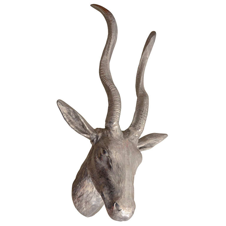 Cast Aluminium Kudo Sculpture For Sale at 1stDibs | kudo deer