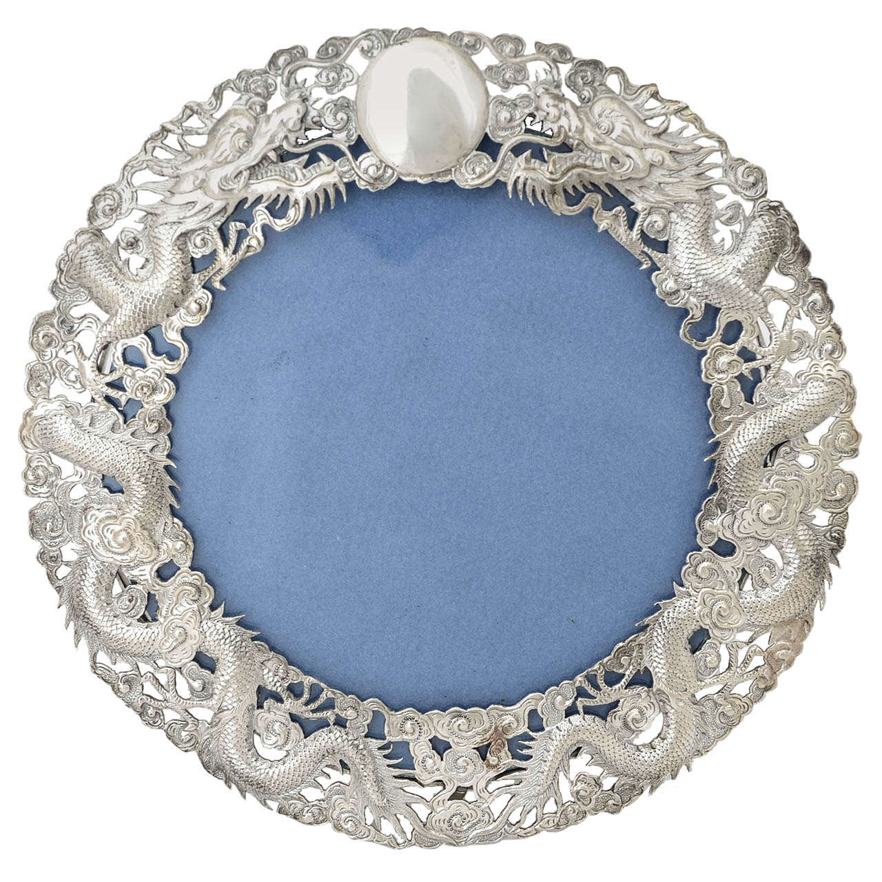 Chinese Silver Photo Frame at 1stDibs