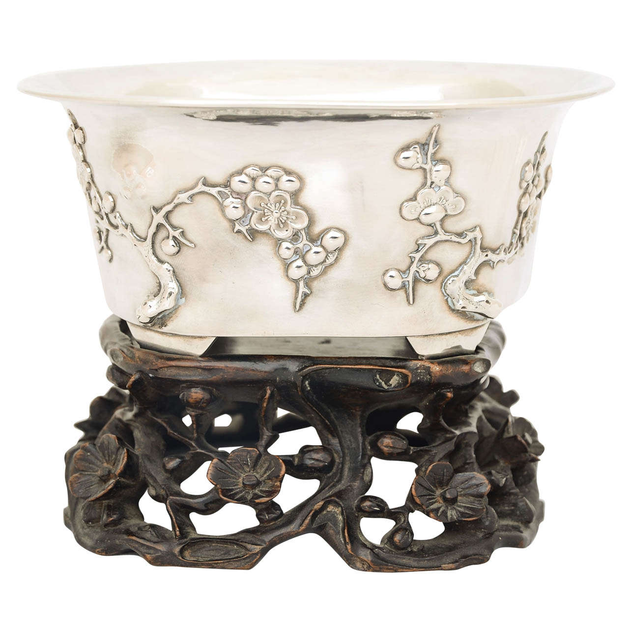 Chinese Export Silver Bowl at 1stDibs