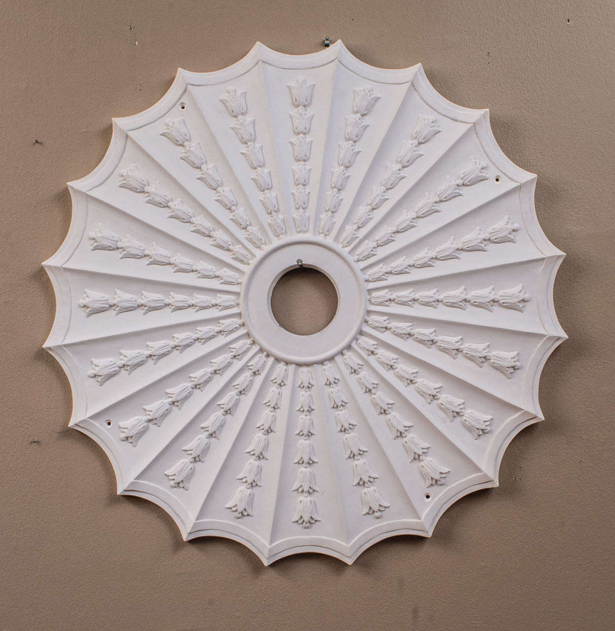 Collection of Hand Cast Plaster Copies of Period Ceiling Medallions For ...