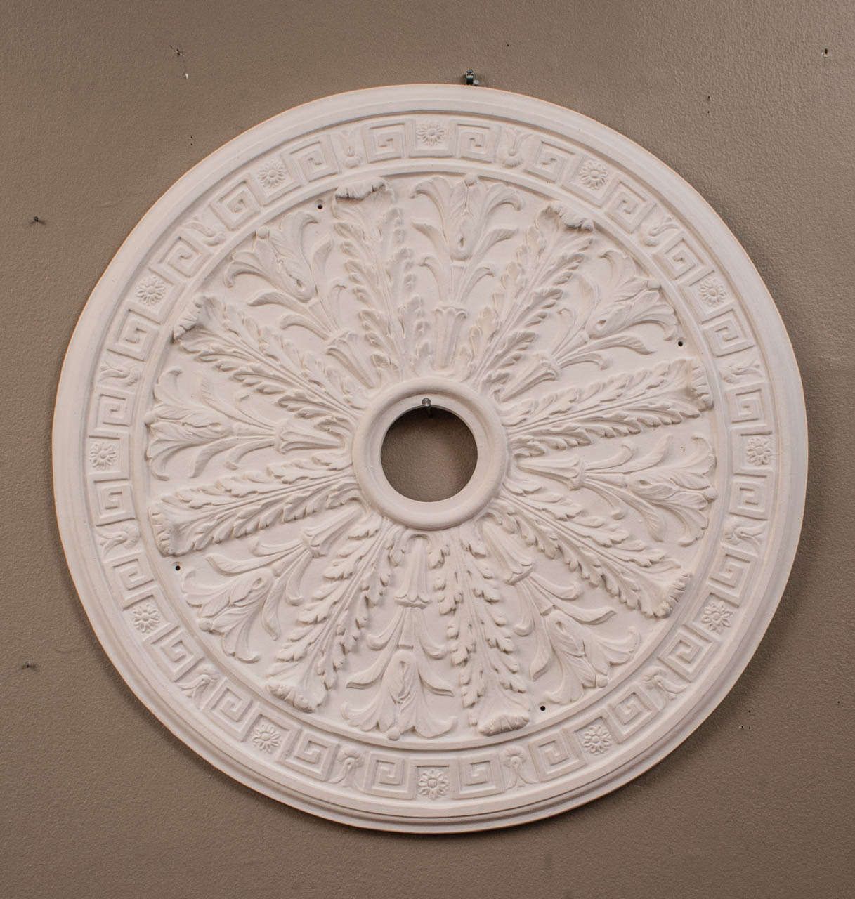 Collection of Hand Cast Plaster Copies of Period Ceiling Medallions For ...