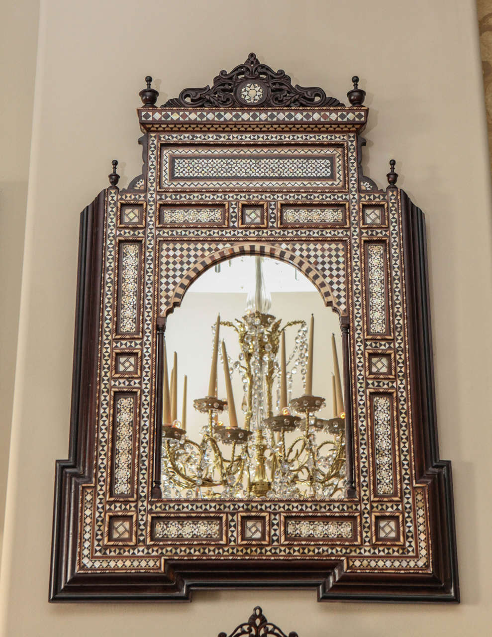 Pair of Levantine Shell and Bone Inlaid Mirrors at 1stDibs | shell ...