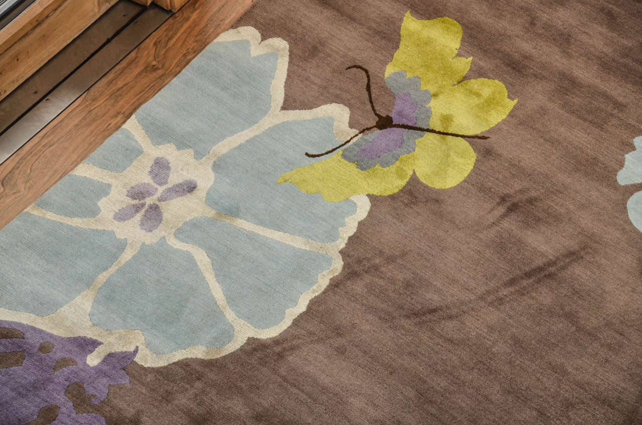 Custom Dragonfly Harem Rug by Tamsin de Roemer for the Rug Company For ...