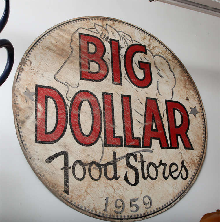 Huge Advertising Sign at 1stDibs