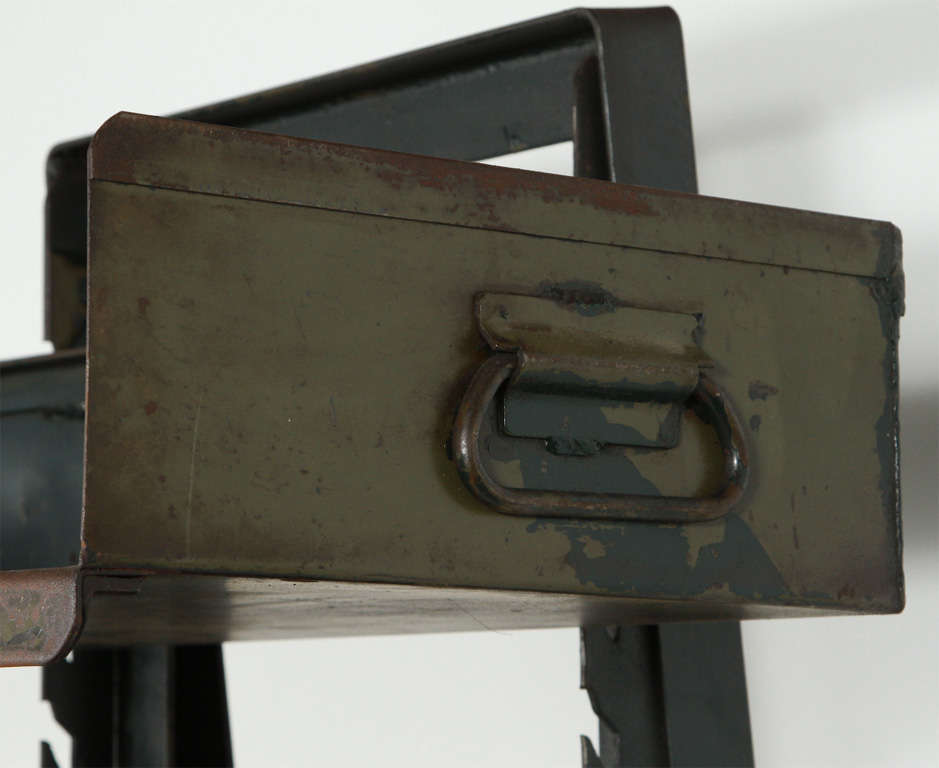 Vintage Industrial Storage Rack at 1stDibs