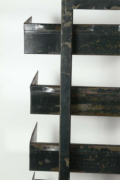 Vintage Industrial Storage Rack at 1stDibs