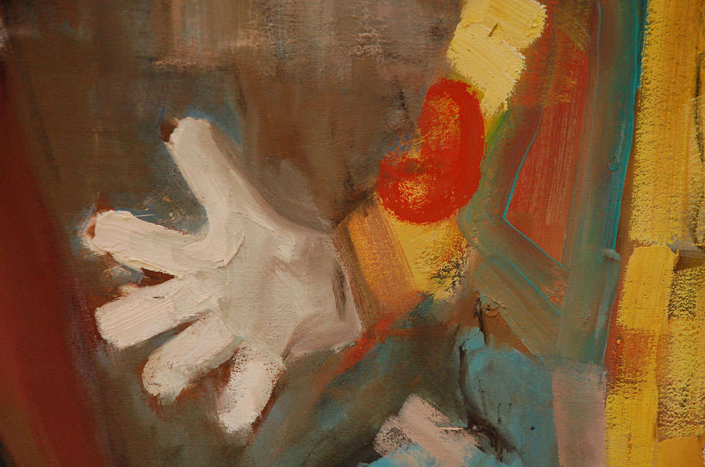 "Interrogation" Large Oil on Canvas by Mike Cockrill at 1stDibs