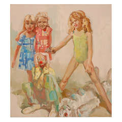 "Smile!" Large Oil on Canvas by Mike Cockrill at 1stDibs | mike ...