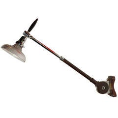 Green Extension Arm Lamp at 1stdibs