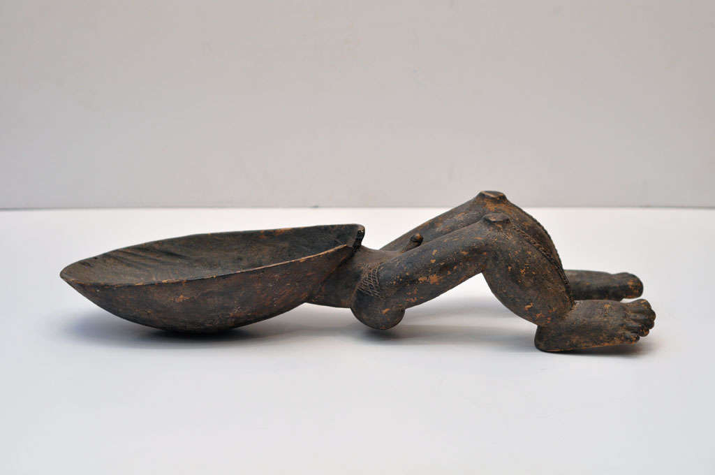 African Art-Anthropomorphic Ceremonial Spoon/bowl For Sale at 1stDibs