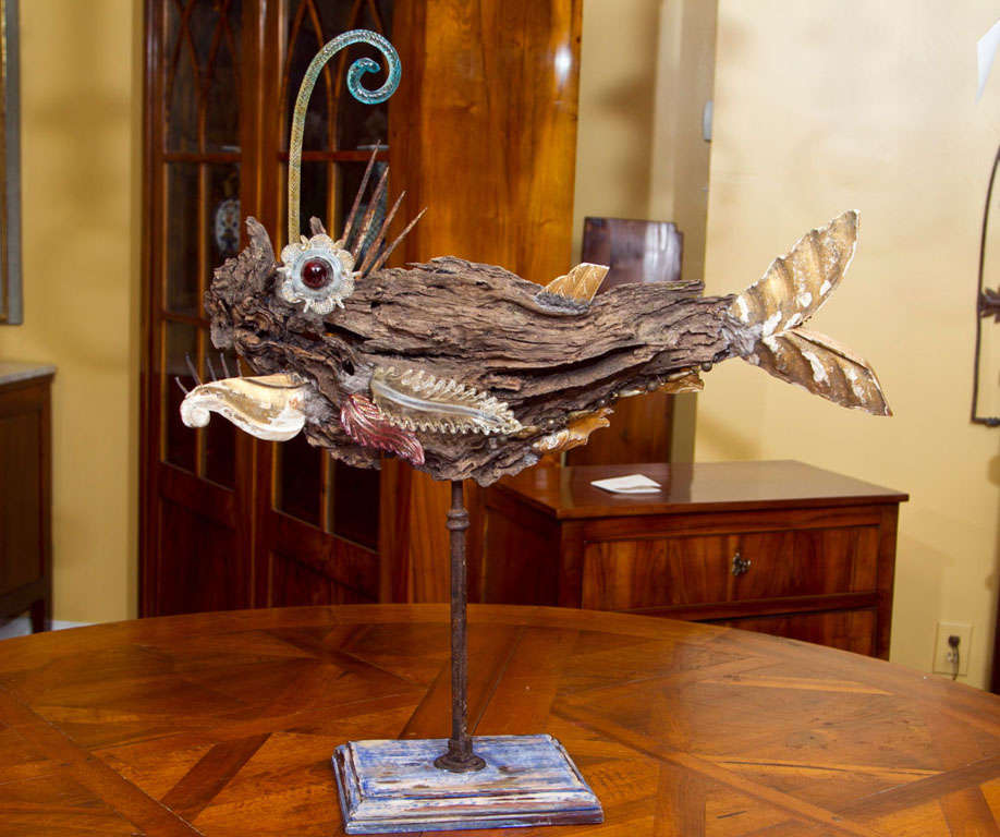 Italian Fish Sculpture Made of 18th and 19th Century Fragments at 1stDibs