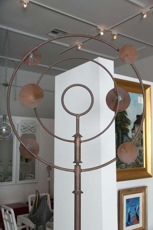 Large Iron Whirlygig - Mobile by Susan Pascal Beran at 1stDibs
