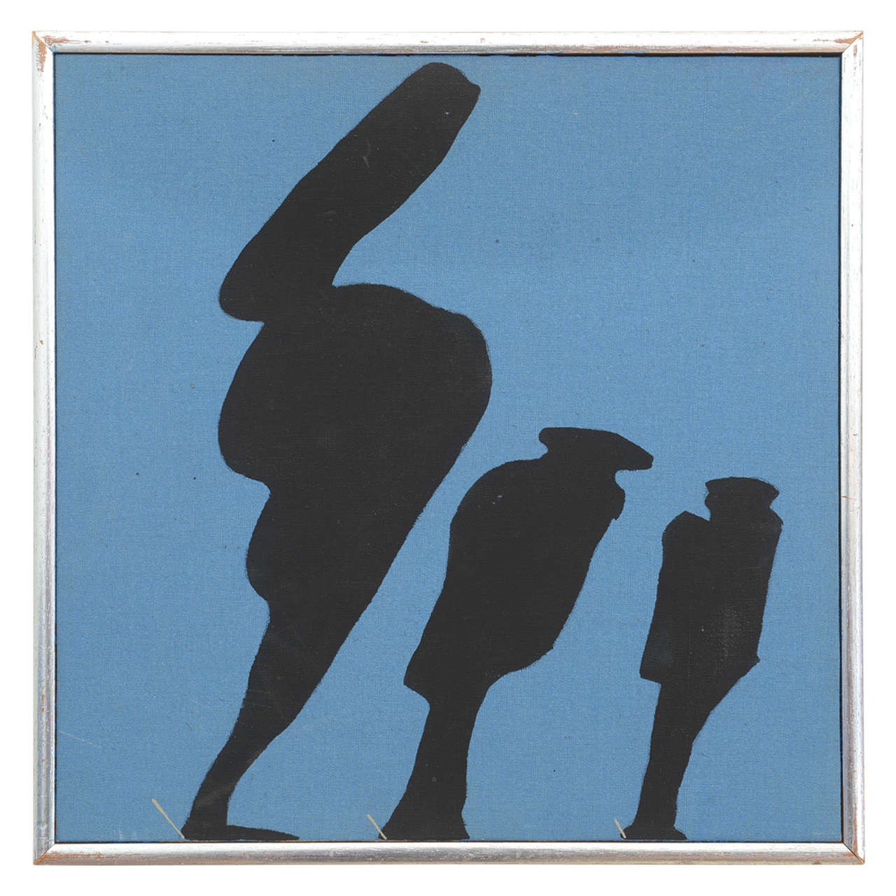 American Silkscreen on Canvas, Ernest Trova, Mascape, 1970 For Sale at ...