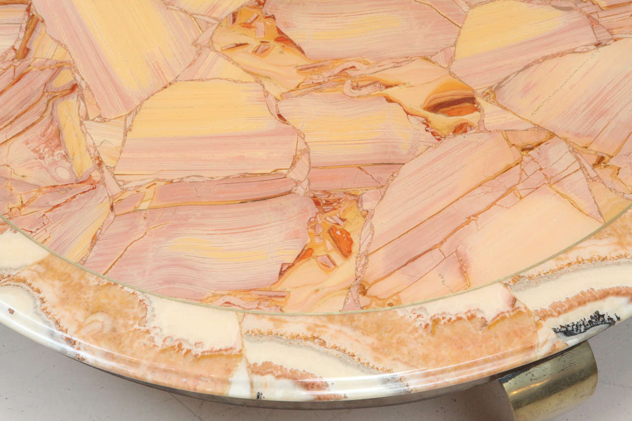 Onyx Top Coffee Table by Muller of Mexico at 1stDibs | muller's onyx ...