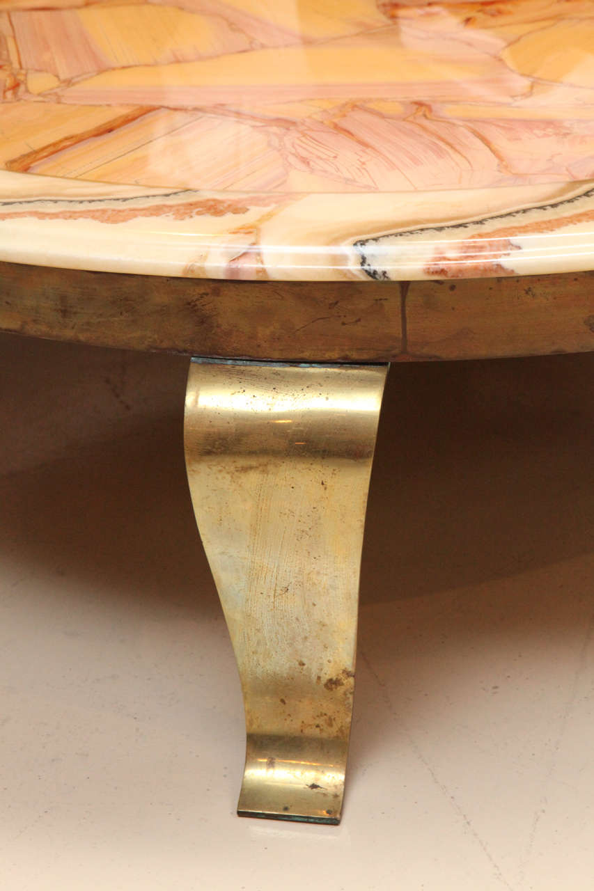 Onyx Top Coffee Table by Muller of Mexico at 1stDibs | muller's onyx ...