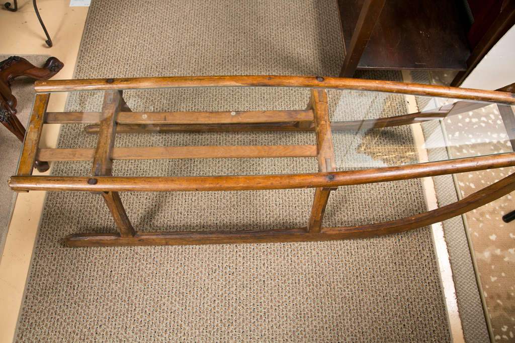 Antique Sled As A Cocktail Table at 1stDibs