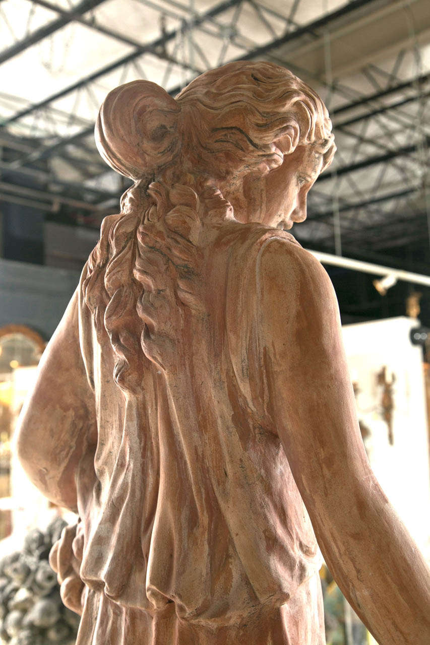 20th Century Terracotta Statue at 1stDibs