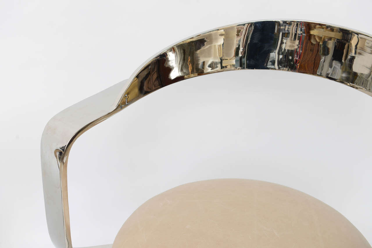 70's Chrome Ribbon Chairs at 1stDibs | 70s chrome chairs