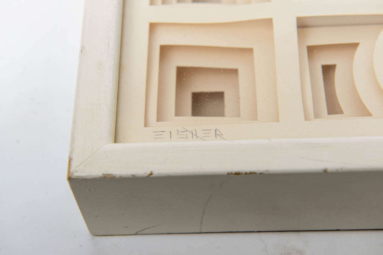 Paper Sculpture Mirrors by Jack Eisner at 1stDibs