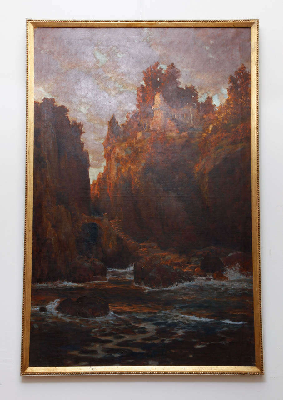 Twilight Over the Coast and Ruin For Sale at 1stDibs