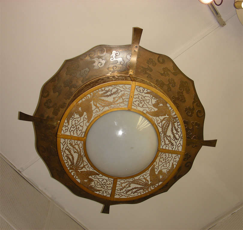 1930s Japanese Chandelier at 1stDibs | chandelier japanese, japanese ...