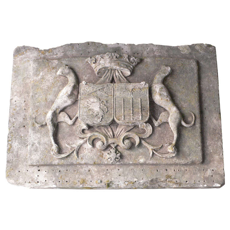 17th Century Frieze with Coat of Arms From a French Château at 1stDibs ...