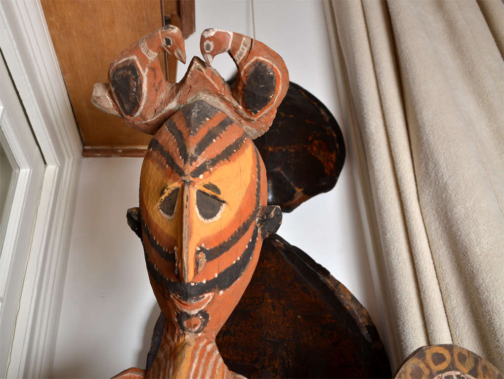 A Pair Of Massive Maprik Figures New Guinea For Sale at 1stDibs