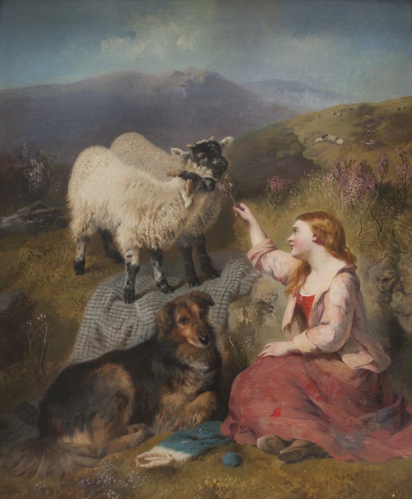 George William Horlor - The Shepherd's Pet at 1stDibs