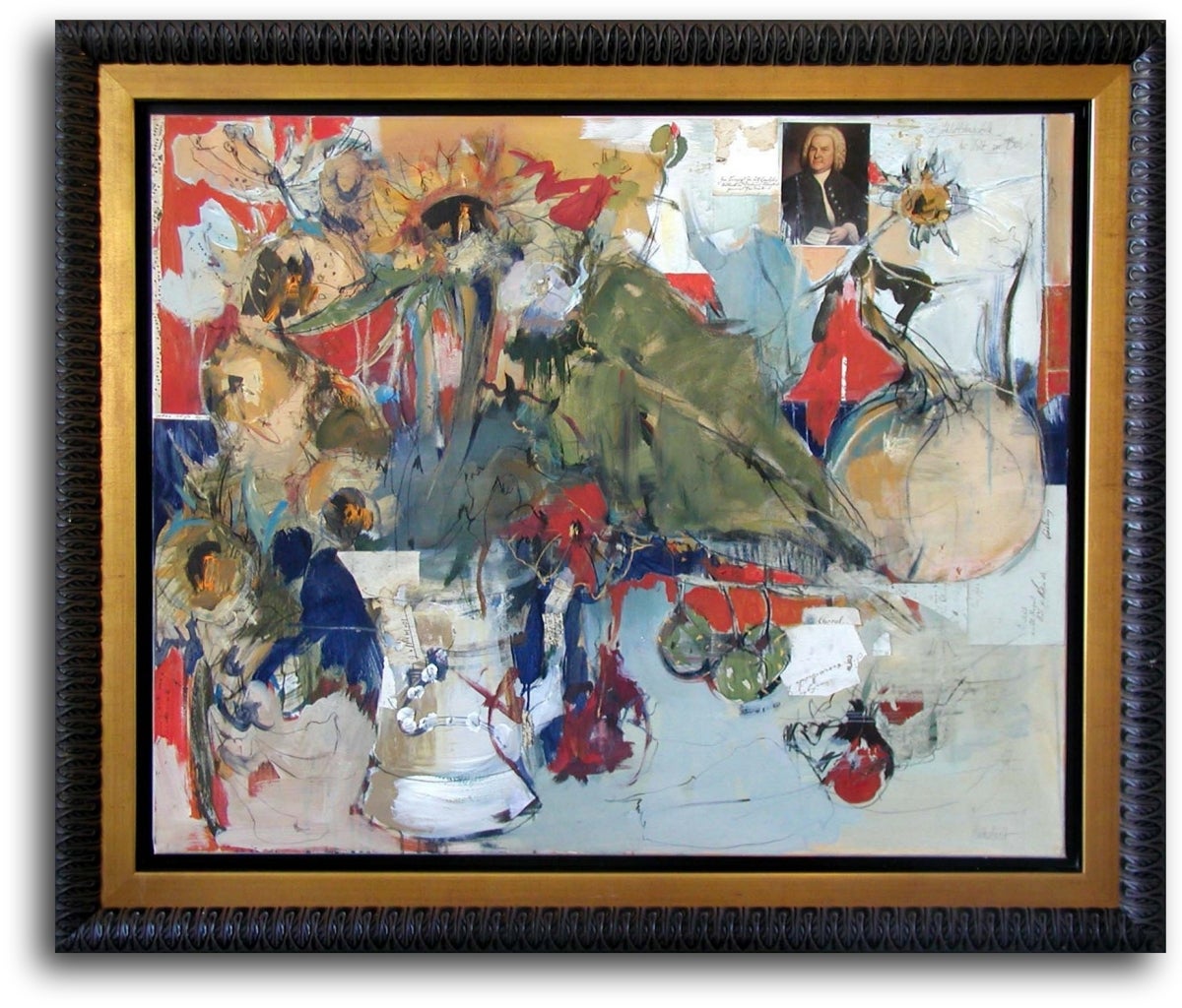 Eberhard Huckstadt - Large Still Life, Painting at 1stdibs