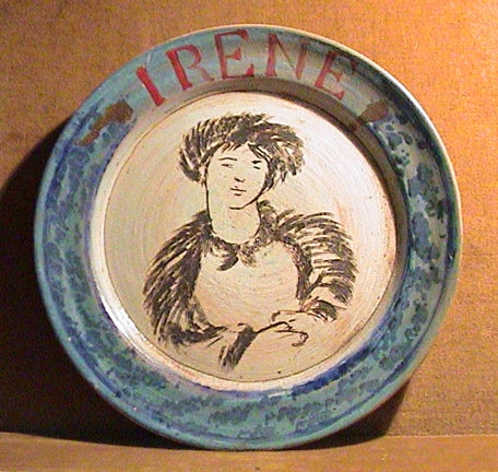 Quentin Bell - Plate: Irene For Sale at 1stDibs