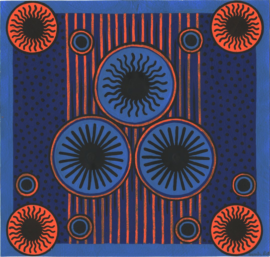 Cressida Bell - Textile Design: Circles For Sale at 1stDibs