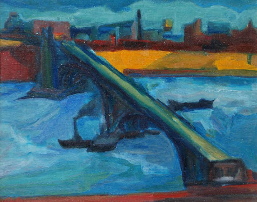 John Ery Coleman - Under the Bridge For Sale at 1stDibs