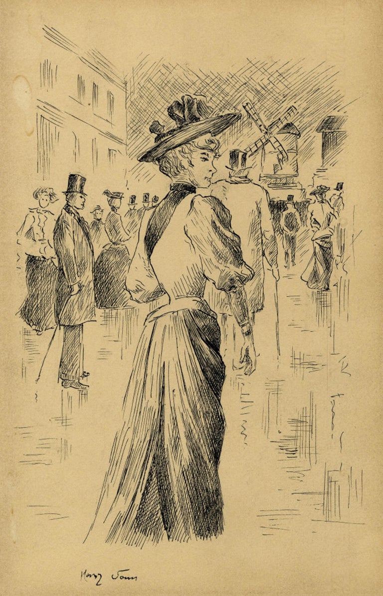 Henry Somm - Night Life at the Moulin Rouge For Sale at 1stDibs