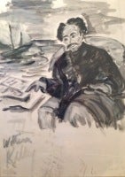 Raymond Perry Rodgers Neilson - Lady With Fan at 1stdibs