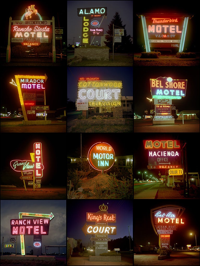 Steve Fitch - Motel Signs 1979 to 1980 For Sale at 1stDibs