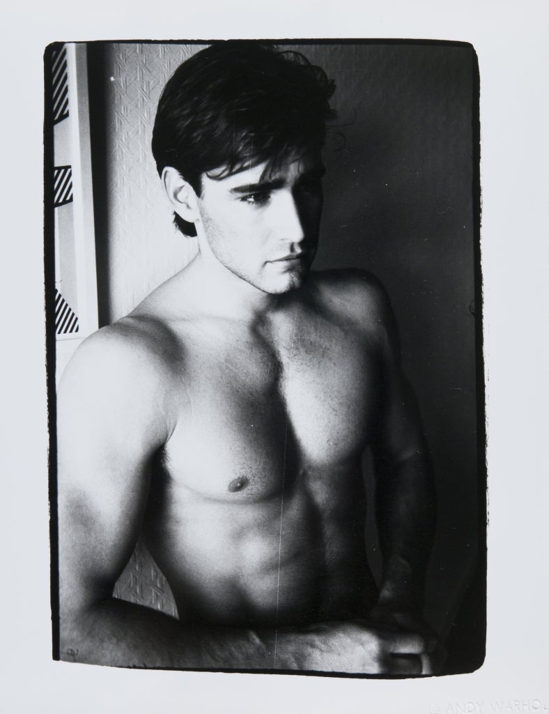 Andy Warhol Male Model Photograph At 1stdibs