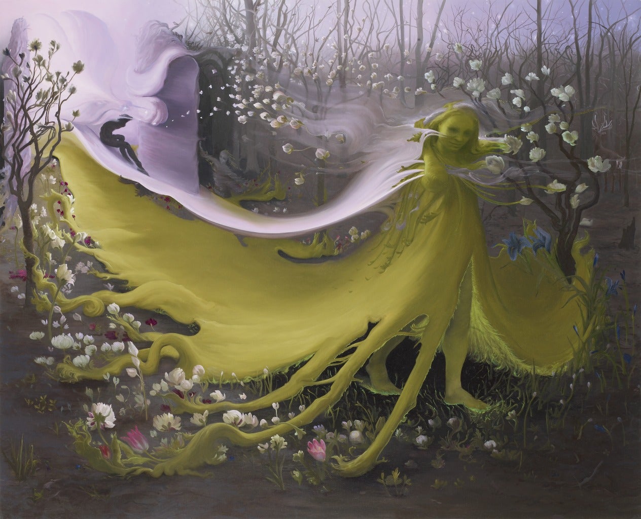 Inka Essenhigh - Green Goddess II at 1stDibs