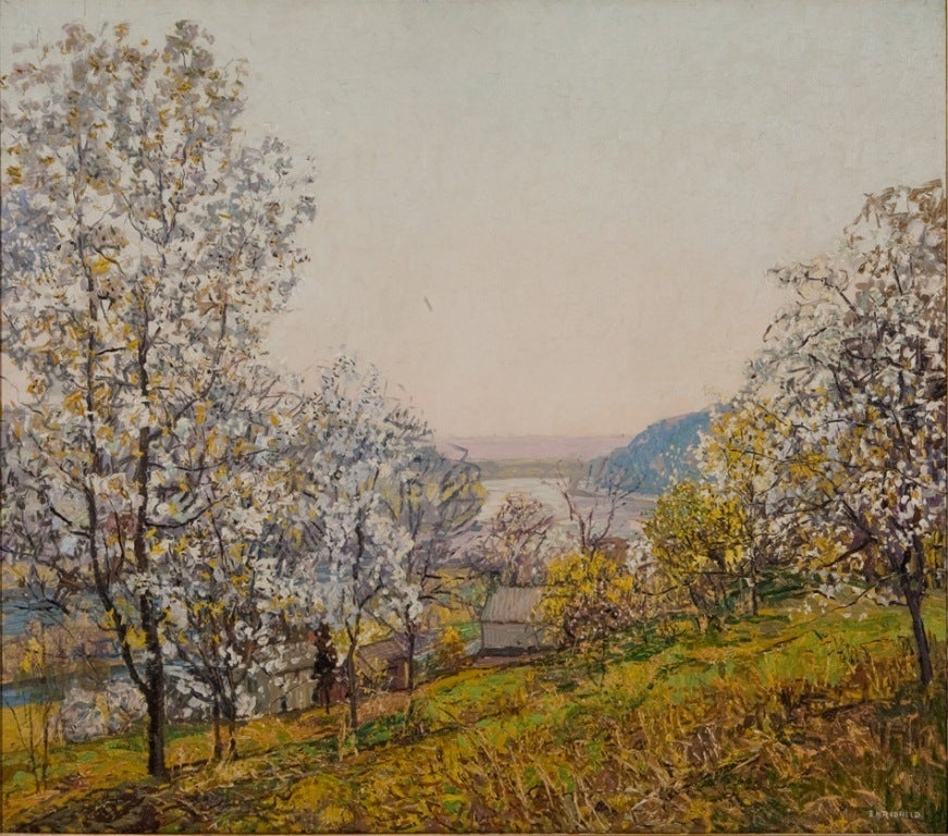 Edward Willis Redfield - Early Morning Sunlight, Spring at 1stDibs ...