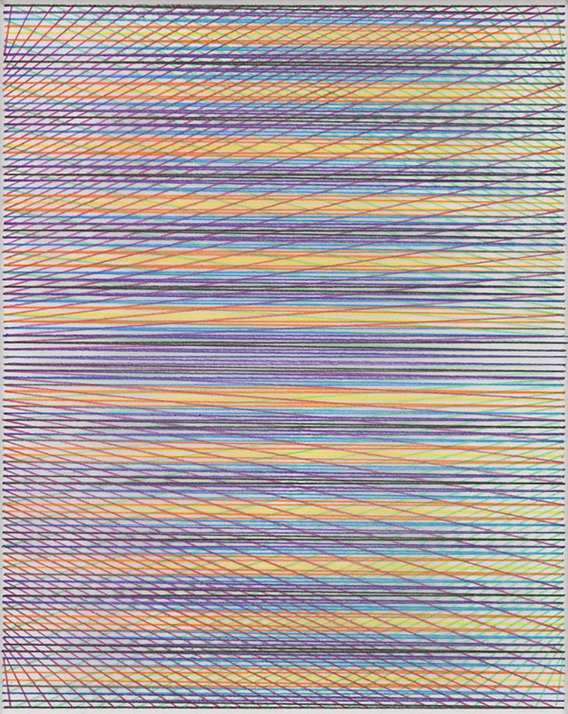 Rob do Oude - Mirrored Moire Graph/1 For Sale at 1stDibs