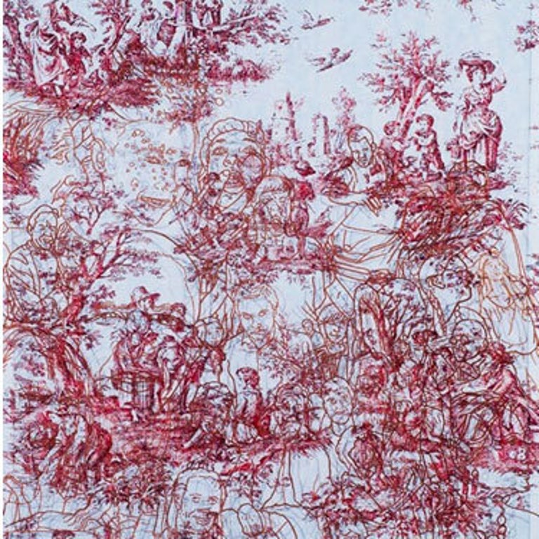 Barbara Strasen - People New Yorker, red and white figures on Lexan For ...