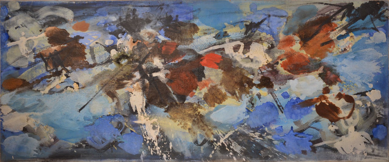 Hugo Weber Abstract Paintings - 3 For Sale at 1stDibs