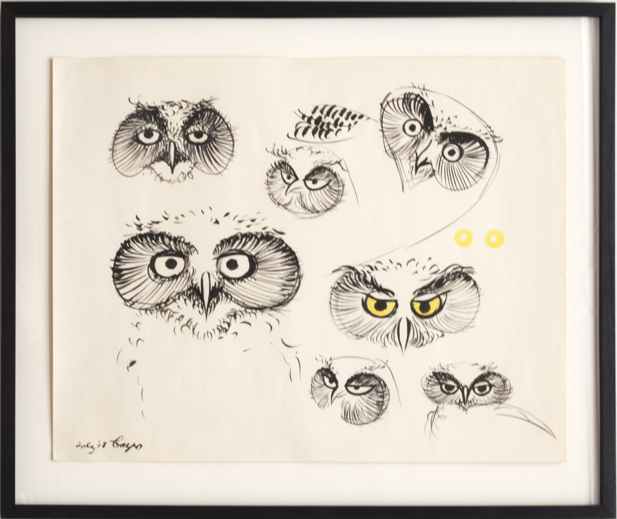 Herbert Bayer - Owls at 1stDibs