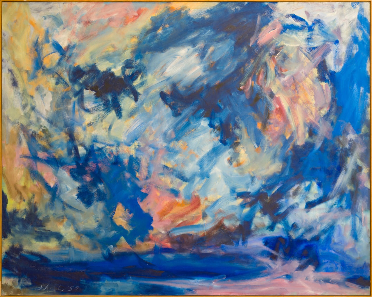 Jon Schueler - Scottish Sea For Sale at 1stDibs | jon schueler artist