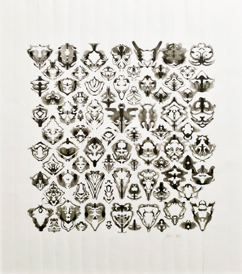 Bruce Conner - Inkblot Drawing For Sale at 1stDibs