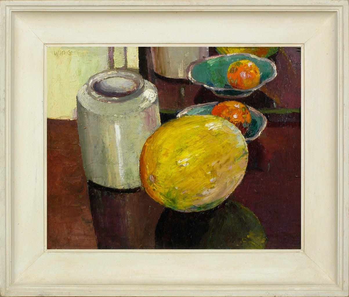 William McCance - Still life with a melon For Sale at 1stDibs