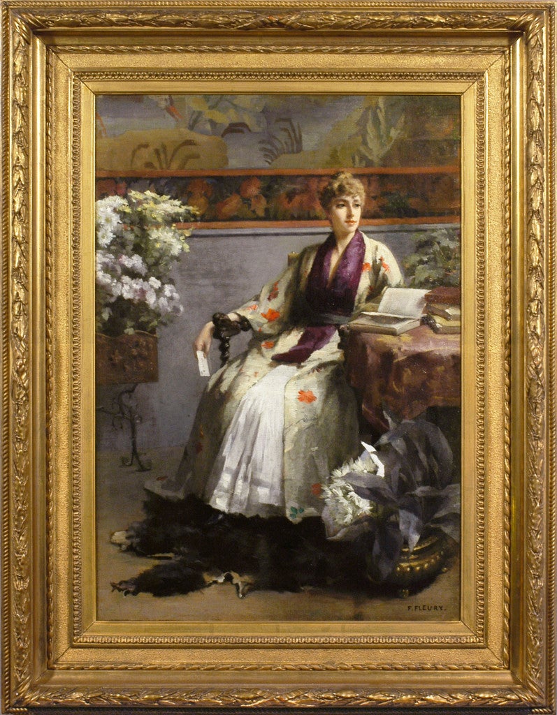 FANNY FLEURY - Woman reading at 1stDibs