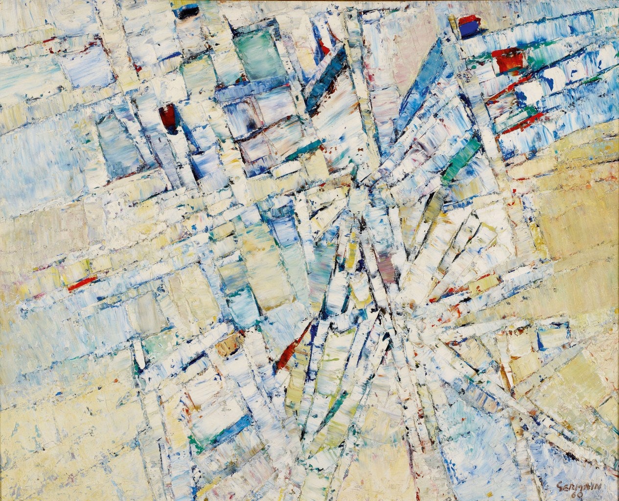 Jacques Germain - Abstract Composition For Sale at 1stDibs